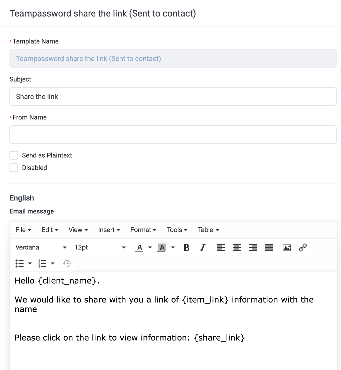 Team Password for Perfex CRM by GreenTech_Solutions | CodeCanyon