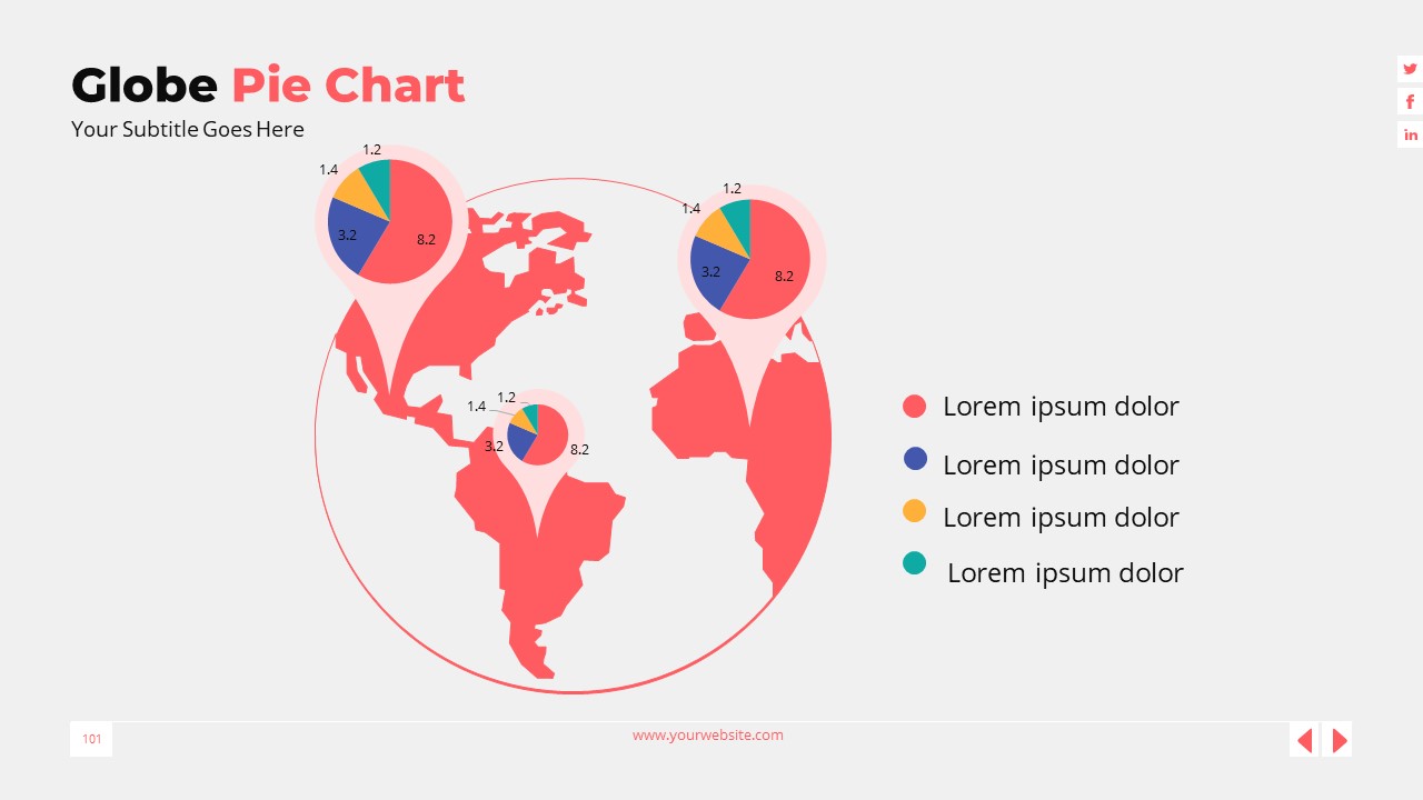 Data Driven Chart and Infographic PowerPoint Template, Presentation ...