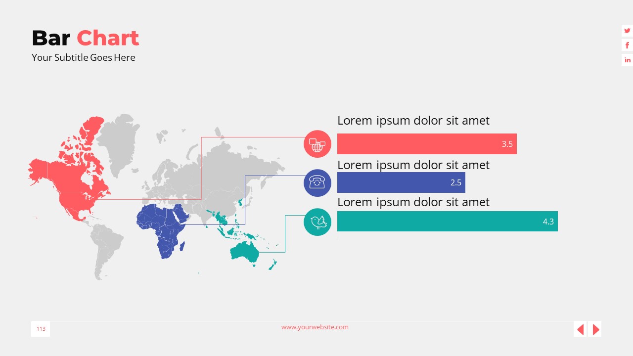 Data Driven Chart and Infographic PowerPoint Template, Presentation ...