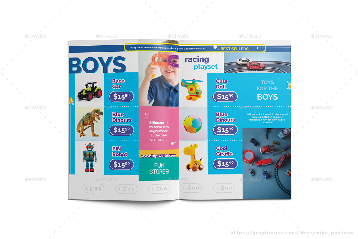 Toys Sale Promotion Catalog, Print Templates | GraphicRiver