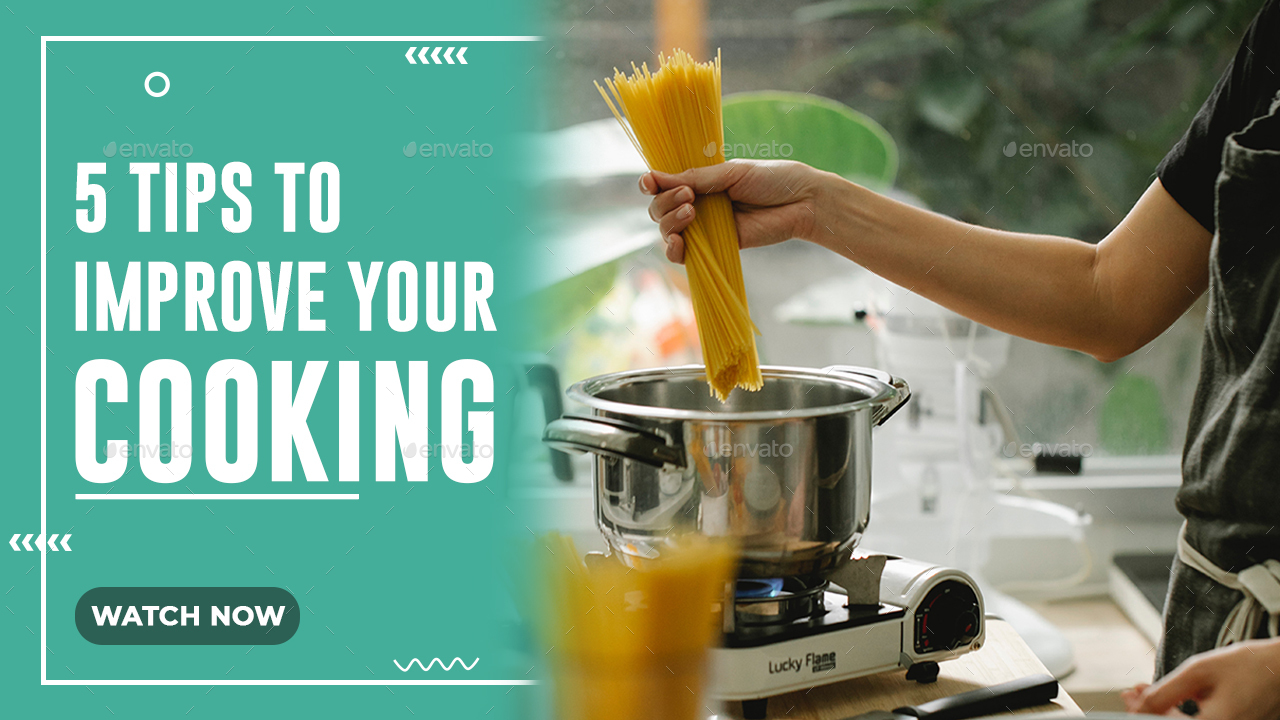 Food Cooking Youtube Thumbnail, Web Elements | GraphicRiver