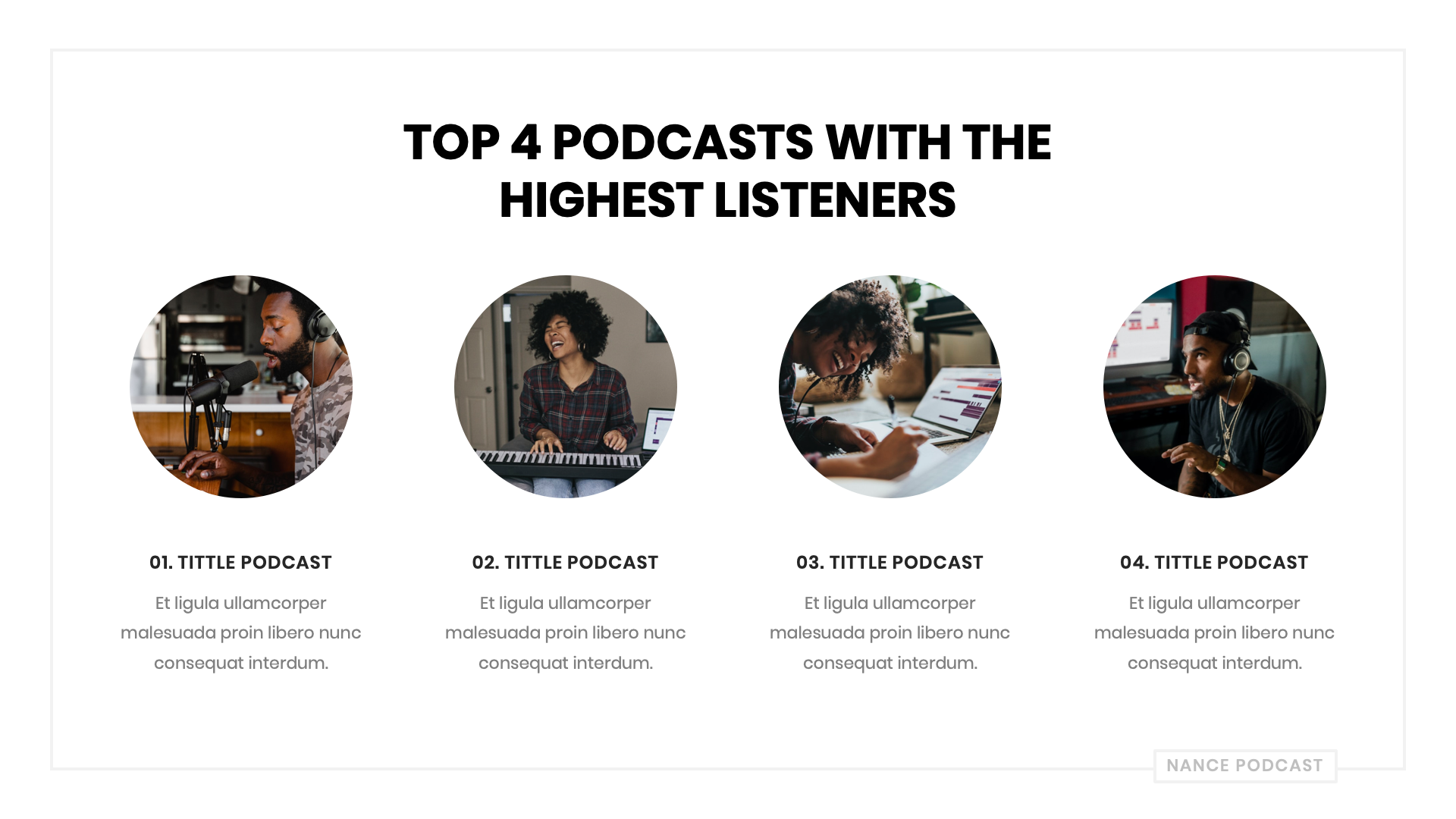 Nance - Podcast Google Slides Template, Presentation Templates ...