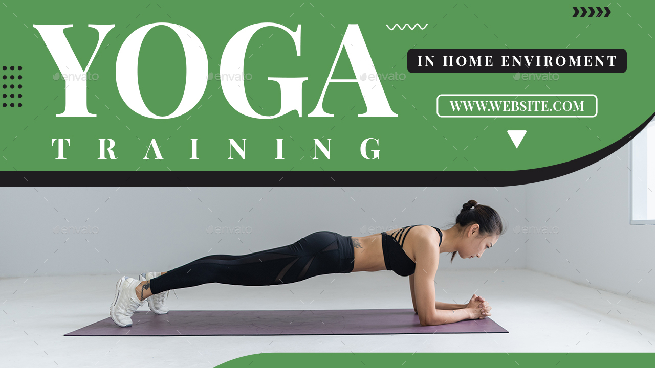 Yoga Meditation Youtube Thumbnail, Web Elements | GraphicRiver