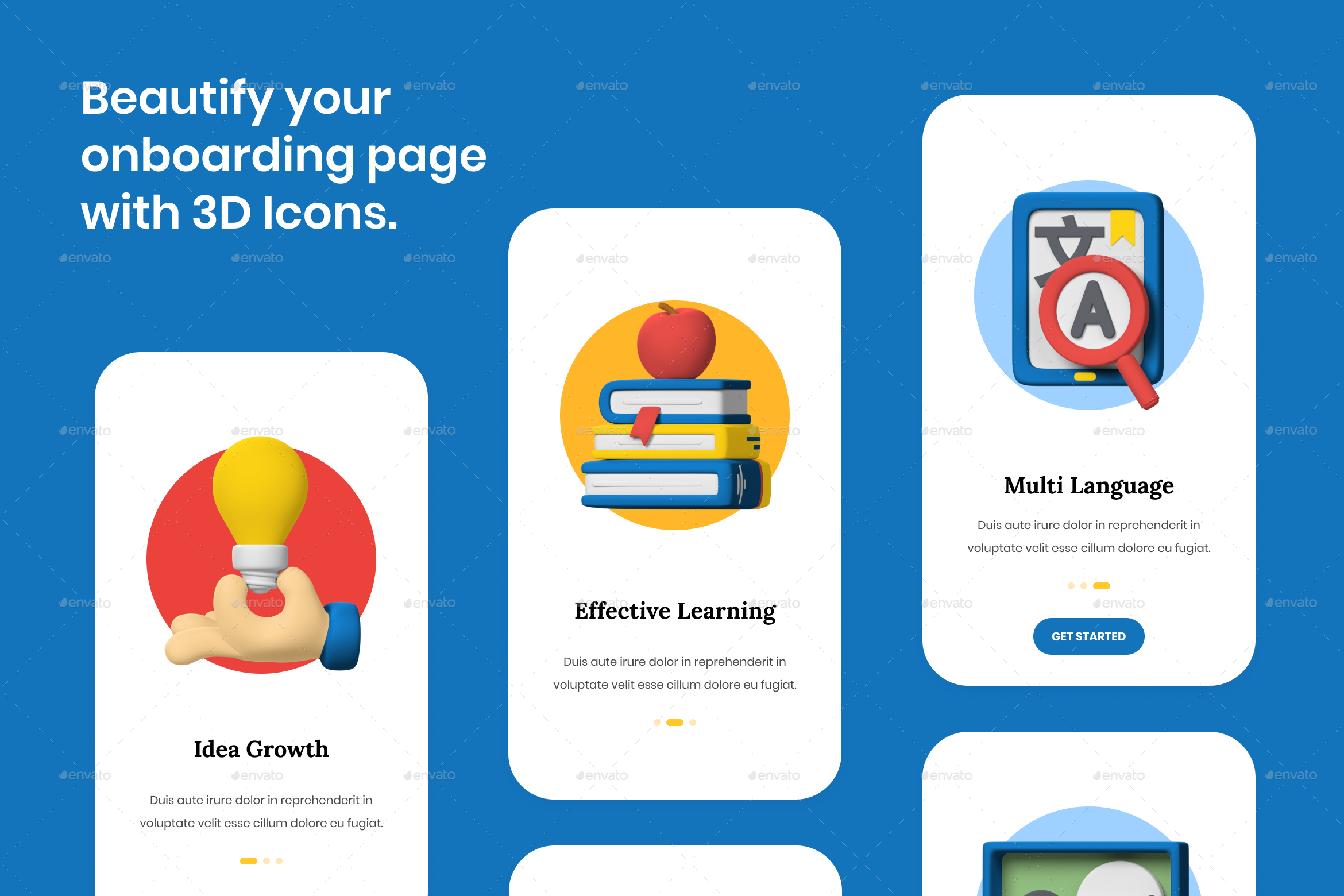 3D Education Icons, Icons | GraphicRiver