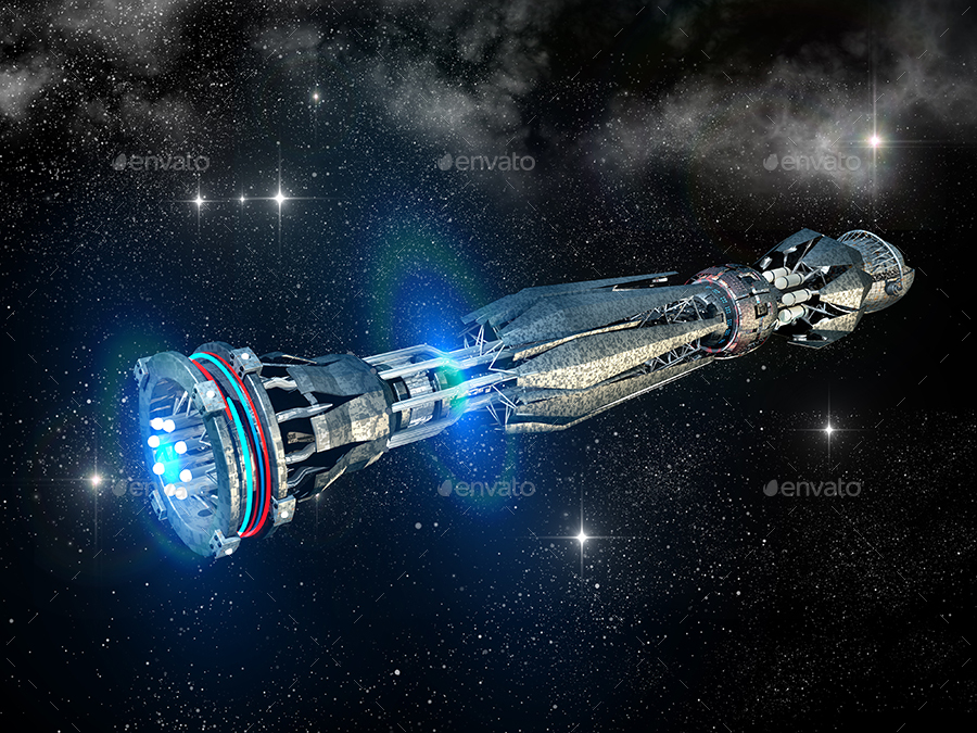 Spaceship Illustration Pack, Graphics | GraphicRiver