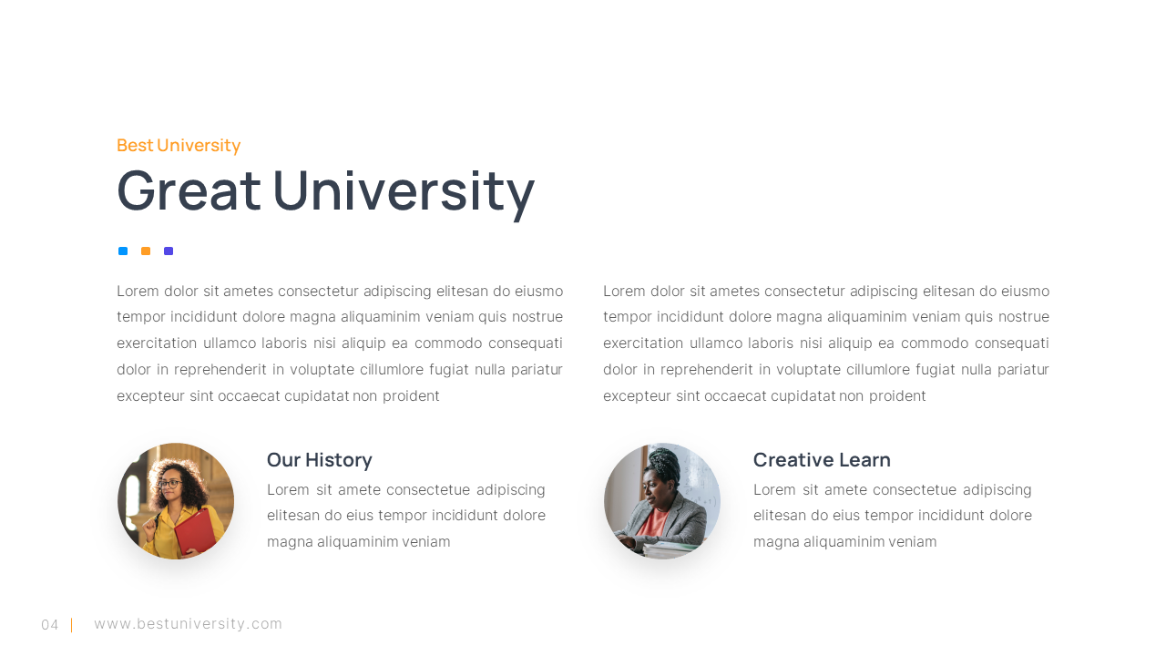 University - Education, Event & Course PowerPoint Presentation Template ...