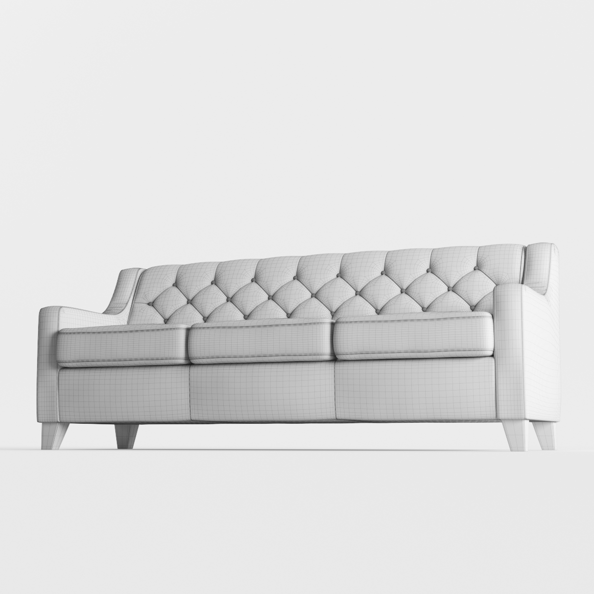 Modern and Contemporary Tufted Sofa by Edvace | 3DOcean