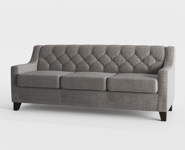 Modern and Contemporary Tufted Sofa by Edvace | 3DOcean
