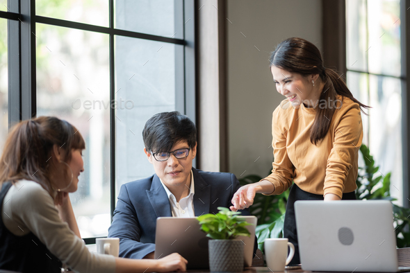 co-worker business team discussion at the modern office Stock Photo by ...