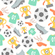 Football Seamless Pattern, Vectors | GraphicRiver