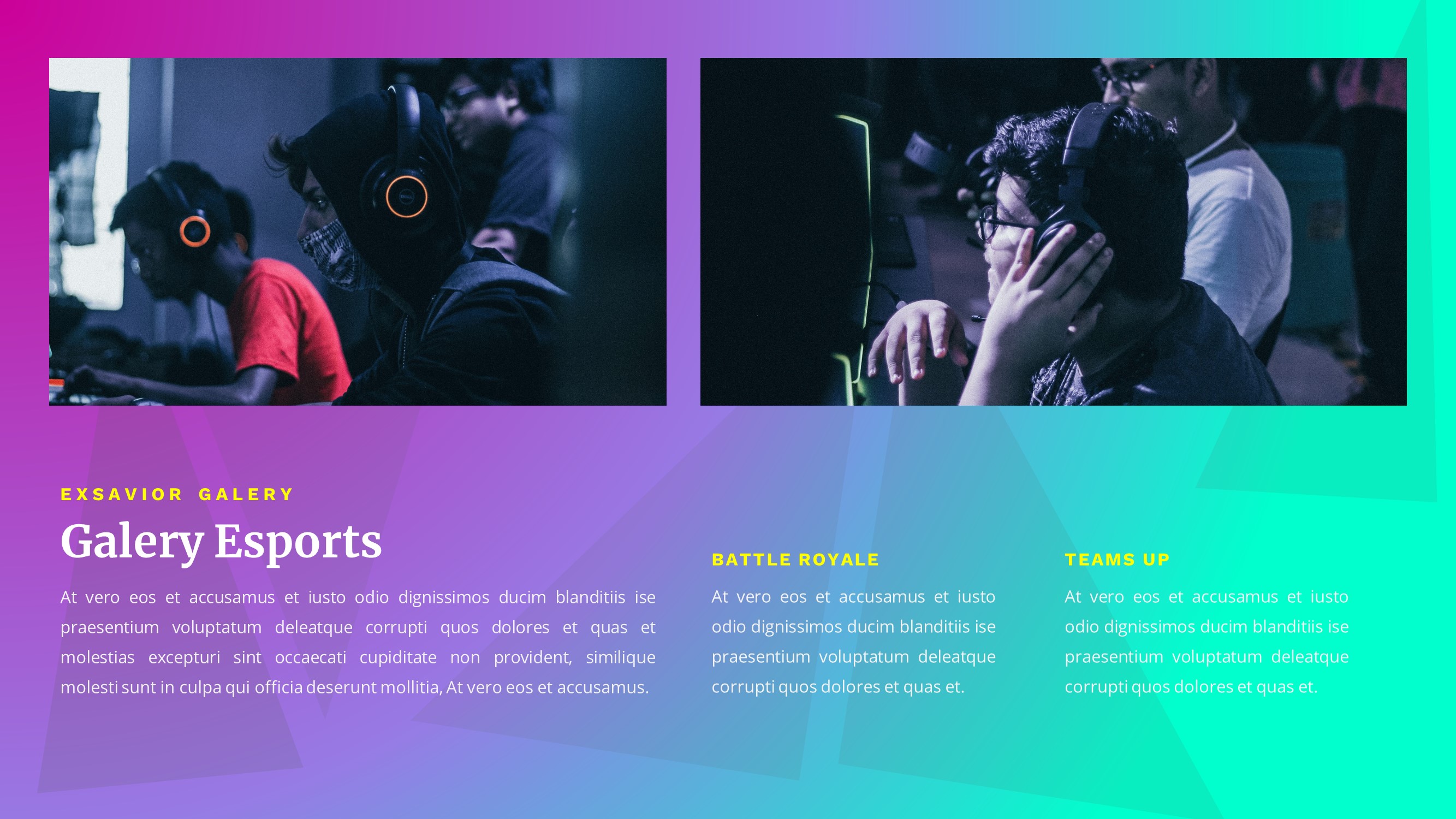 Exsavior - Gaming Keynote Template by Yumnacreative | GraphicRiver