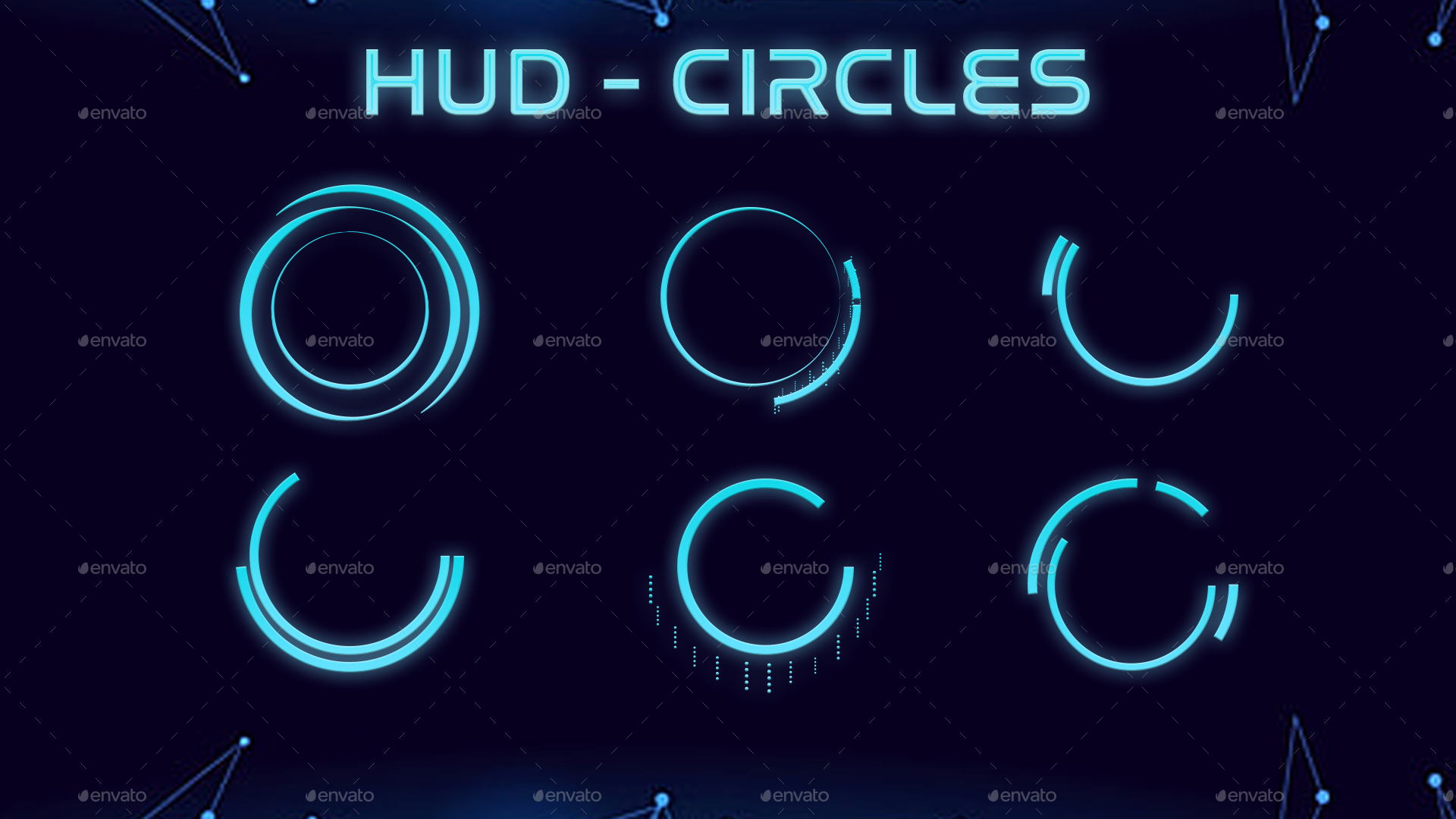 HUD-Circles-Elements, Game Assets | GraphicRiver