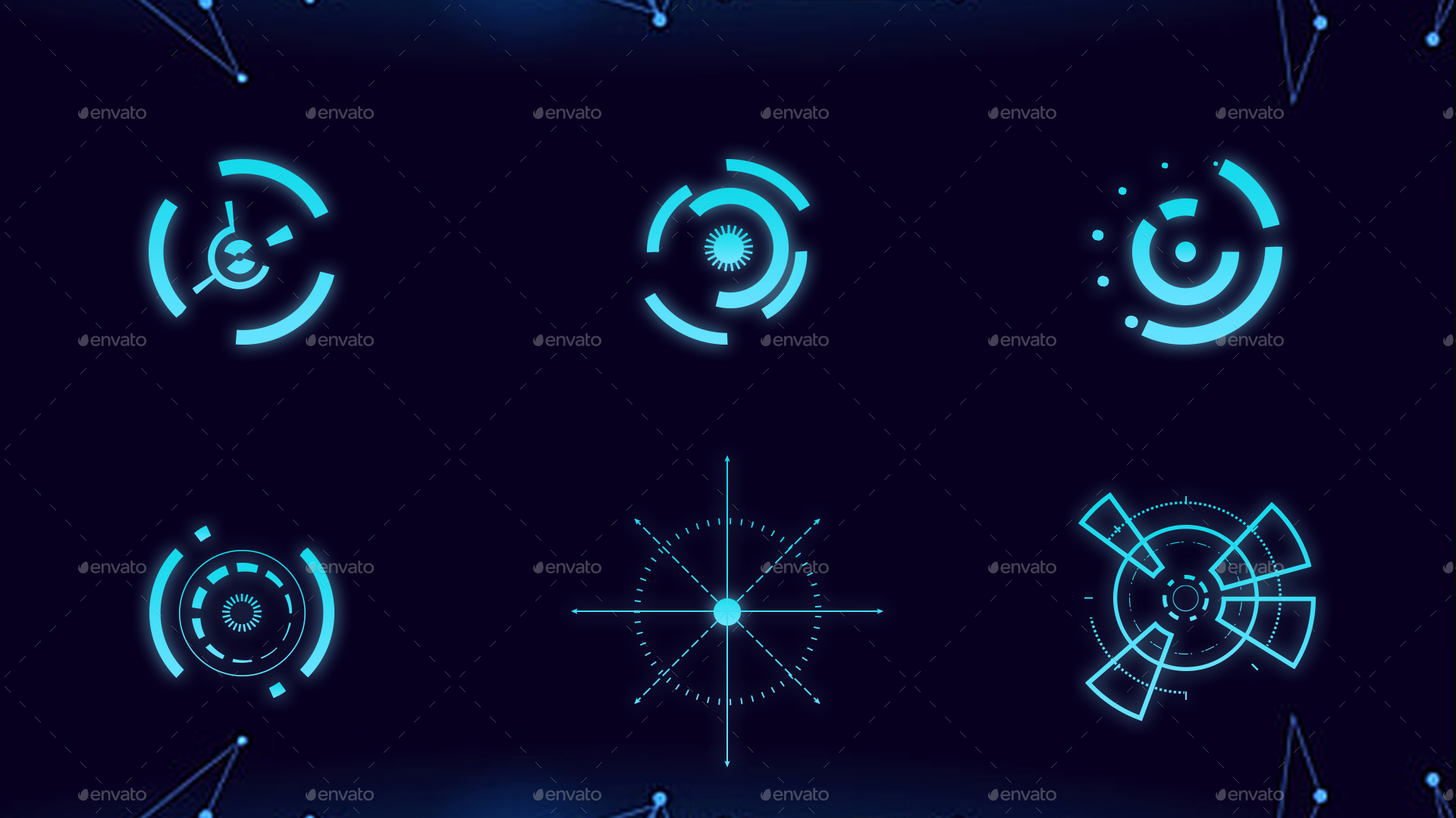 HUD-Circles-Elements, Game Assets | GraphicRiver