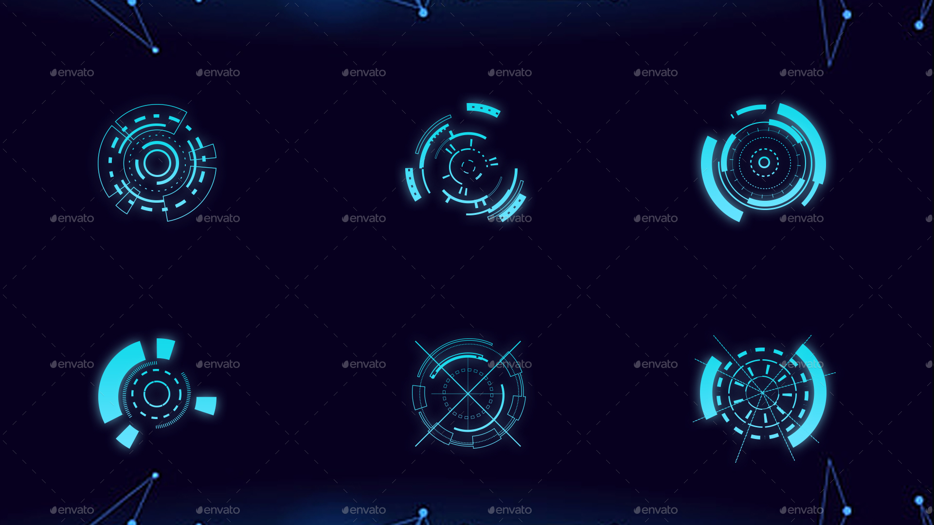 HUD-Circles-Elements, Game Assets | GraphicRiver