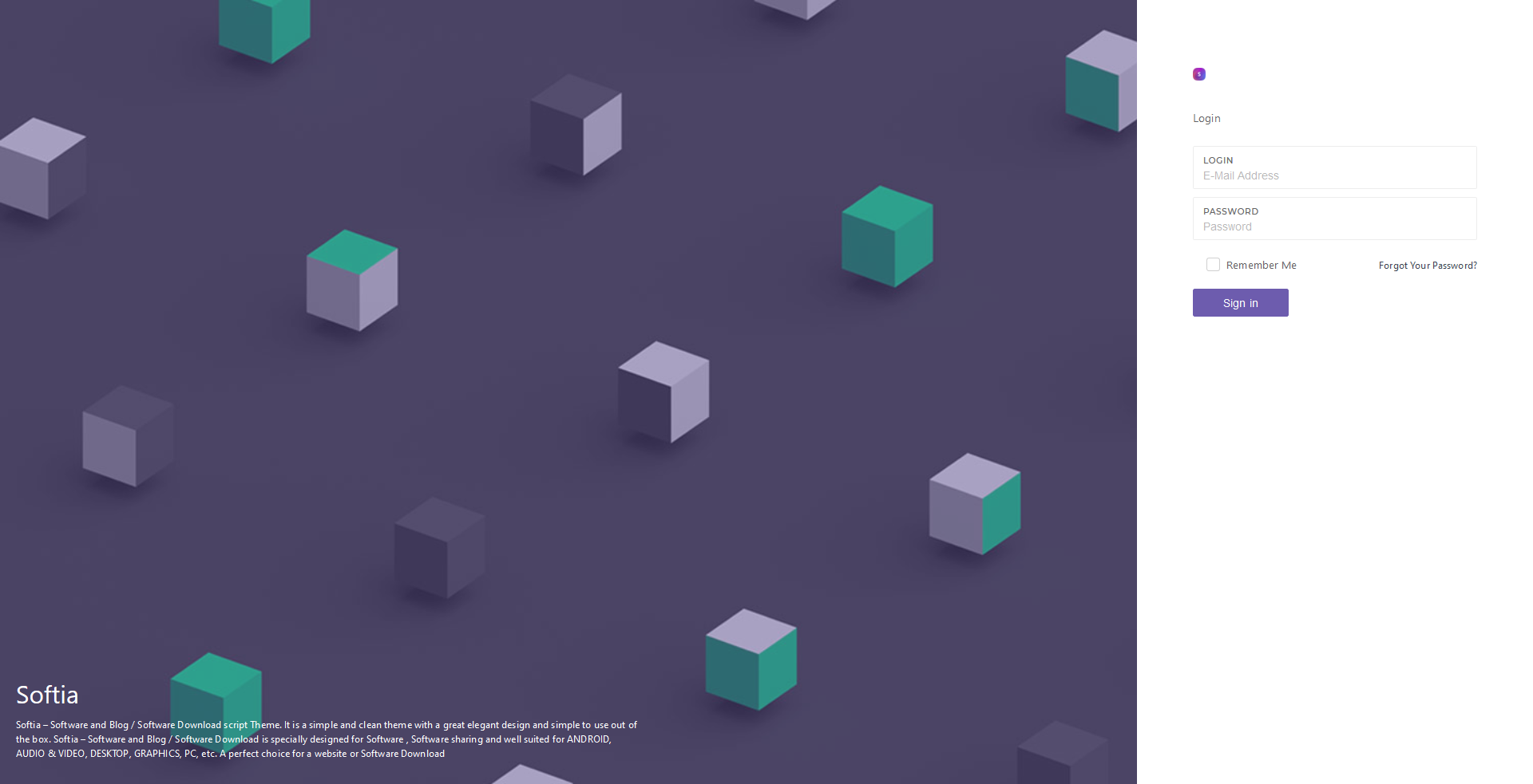 Softia – Software and Blog / Software Download script Theme by Gorella