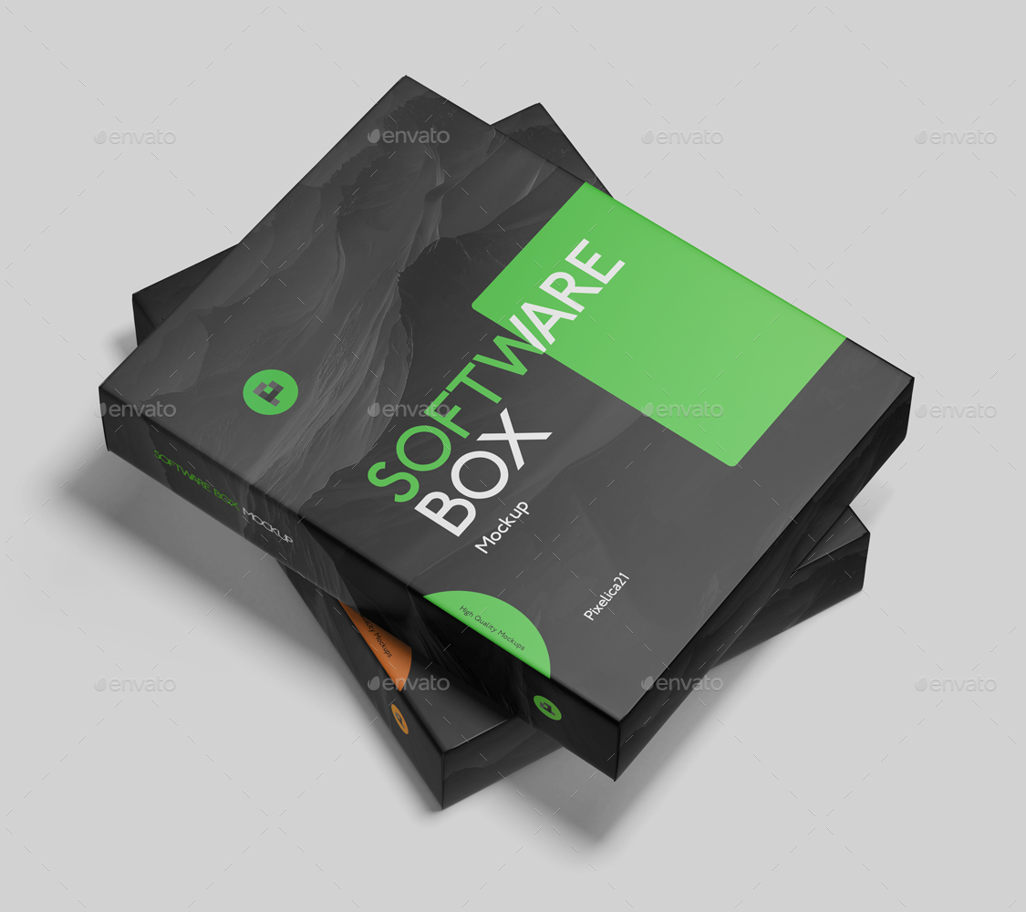 Software Box Mockup, Graphics | GraphicRiver