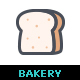 Bakery and Sweet Color Icon, Icons | GraphicRiver