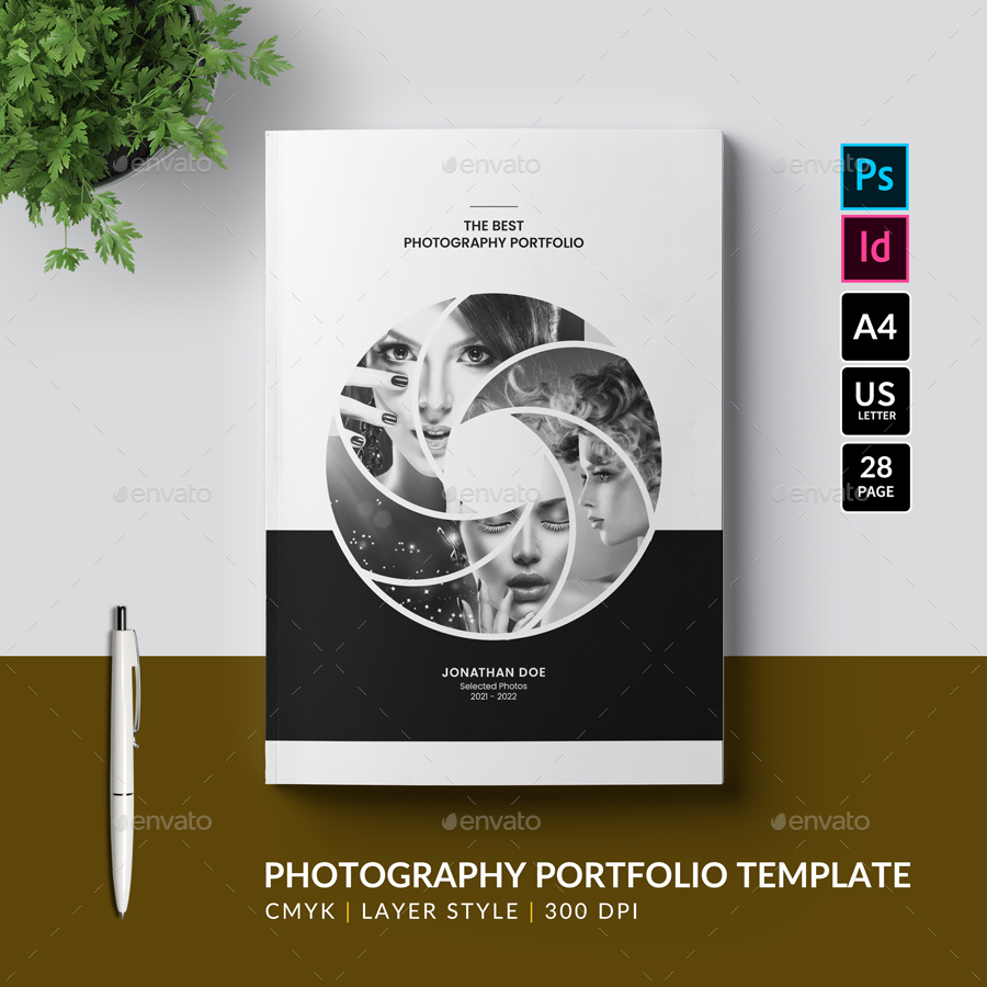 Portfolio Photographer Template, Print Templates | GraphicRiver
