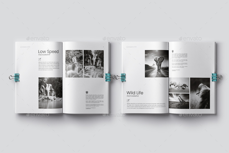 Portfolio Photographer Template, Print Templates | GraphicRiver