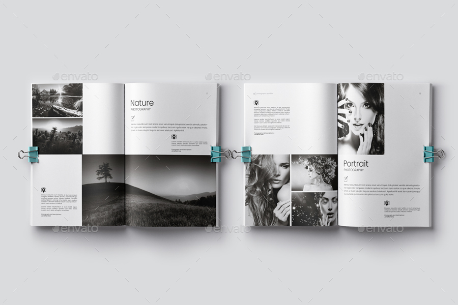 Portfolio Photographer Template, Print Templates | GraphicRiver