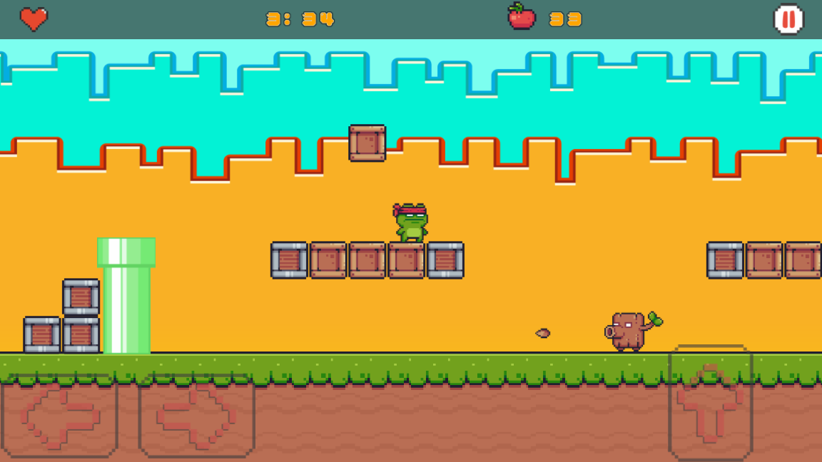 Ninja Frog Adventure - HTML5 Game - Web, Mobile and FB Instant games ...