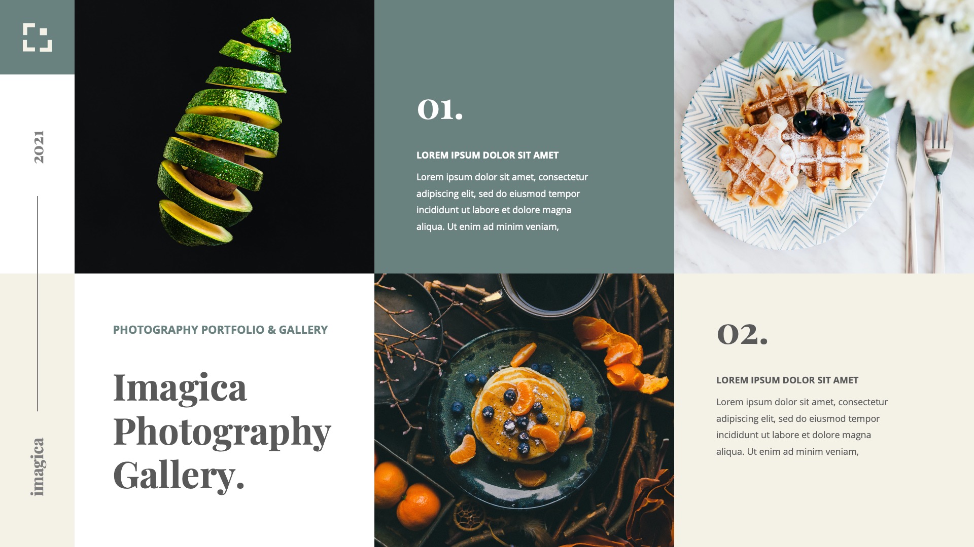 Imagica - Photography Business PowerPoint Template, Presentation Templates