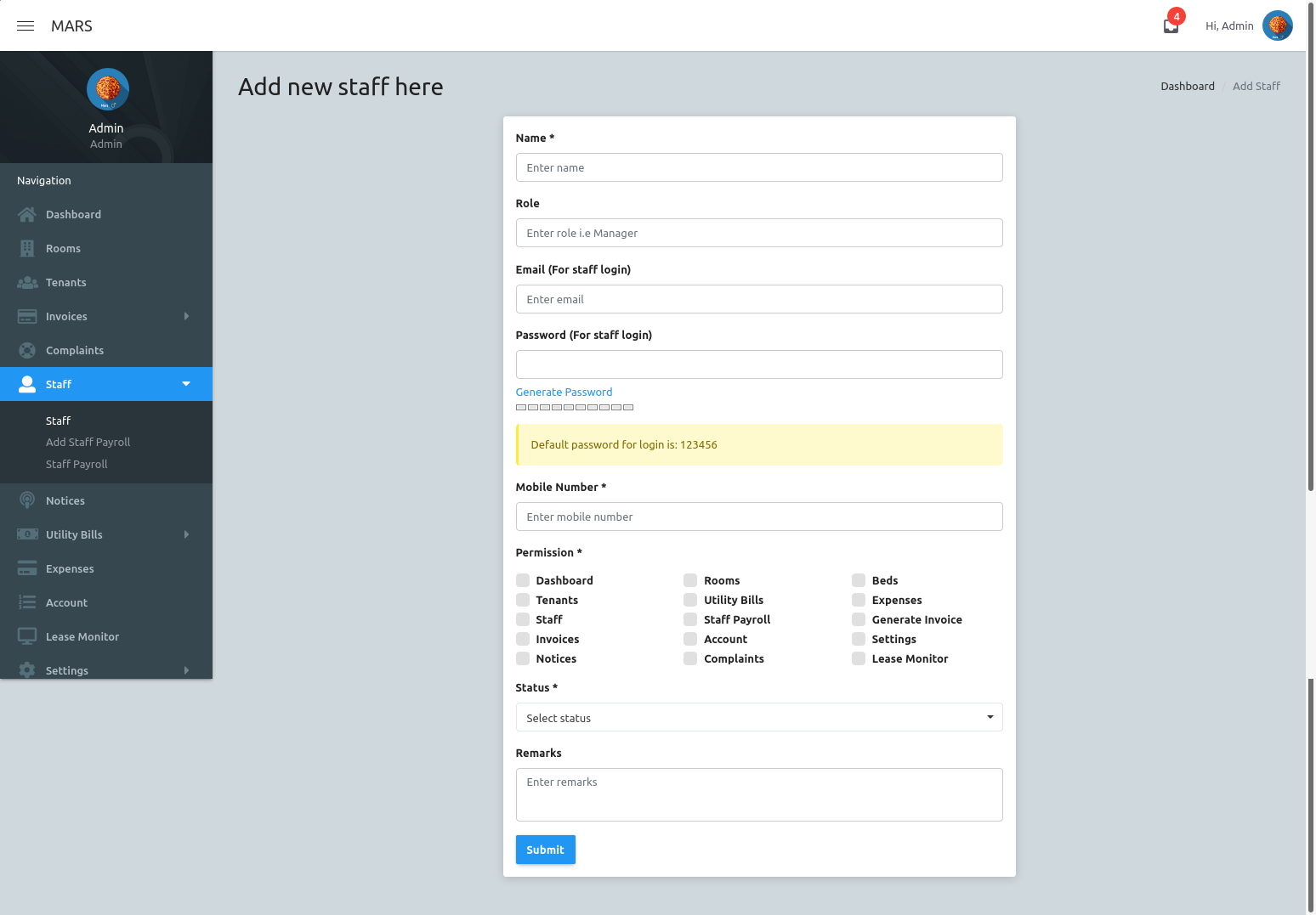 Mars | Room Management System by t1m9m | CodeCanyon