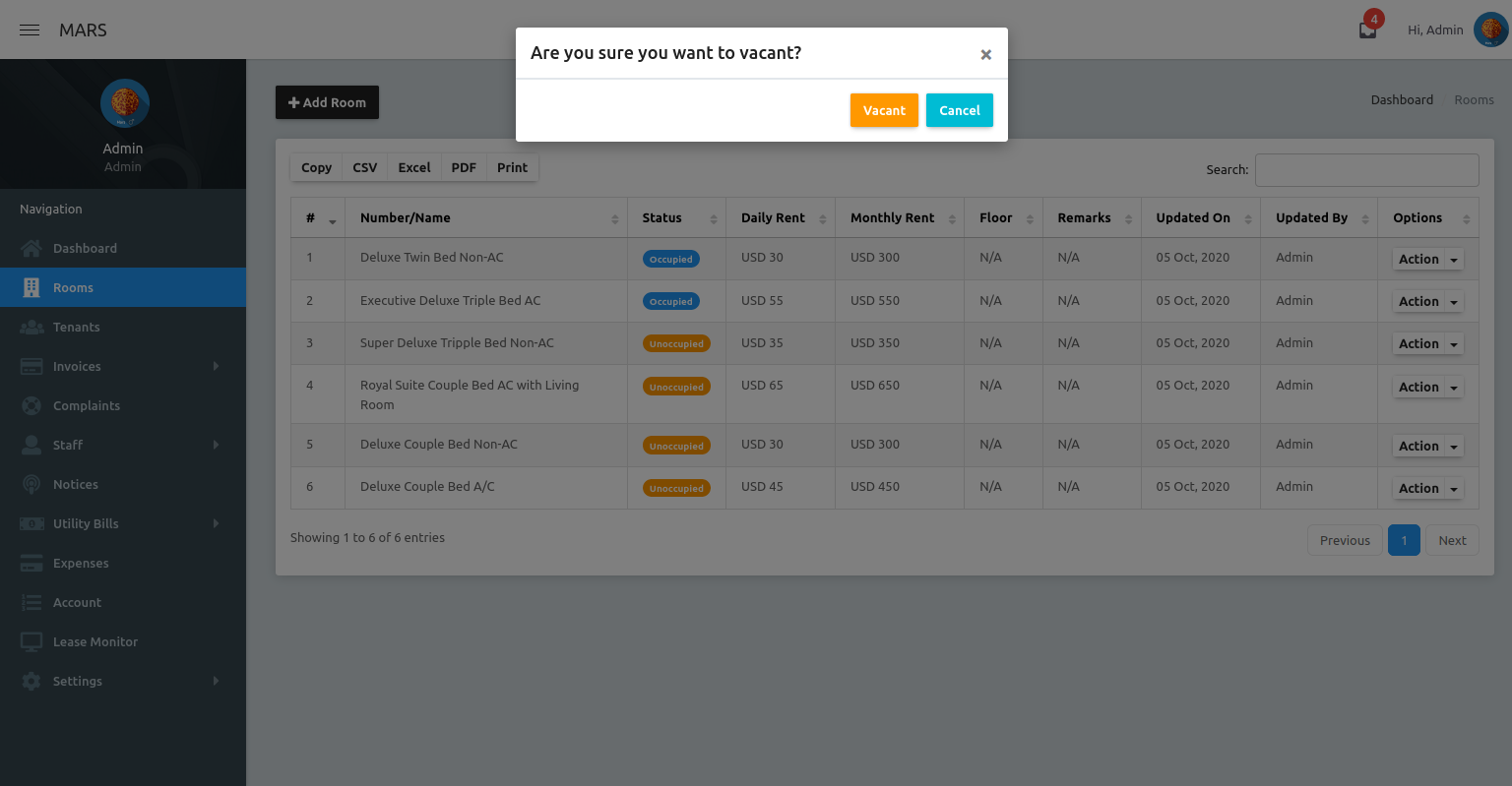 Mars | Room Management System by t1m9m | CodeCanyon