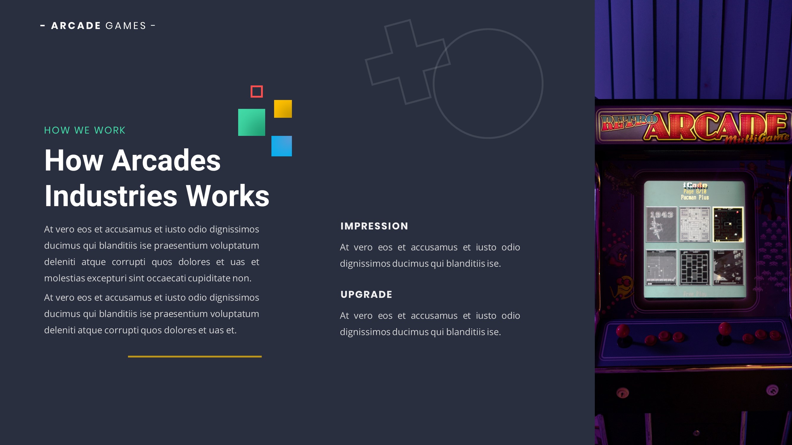 Arcades - Arcade Games Keynote Template, Presentation Templates ...