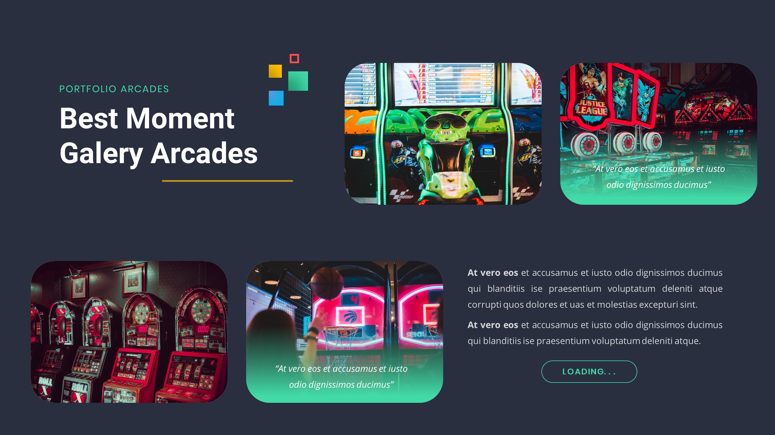 Arcades - Arcade Games Keynote Template, Presentation Templates ...