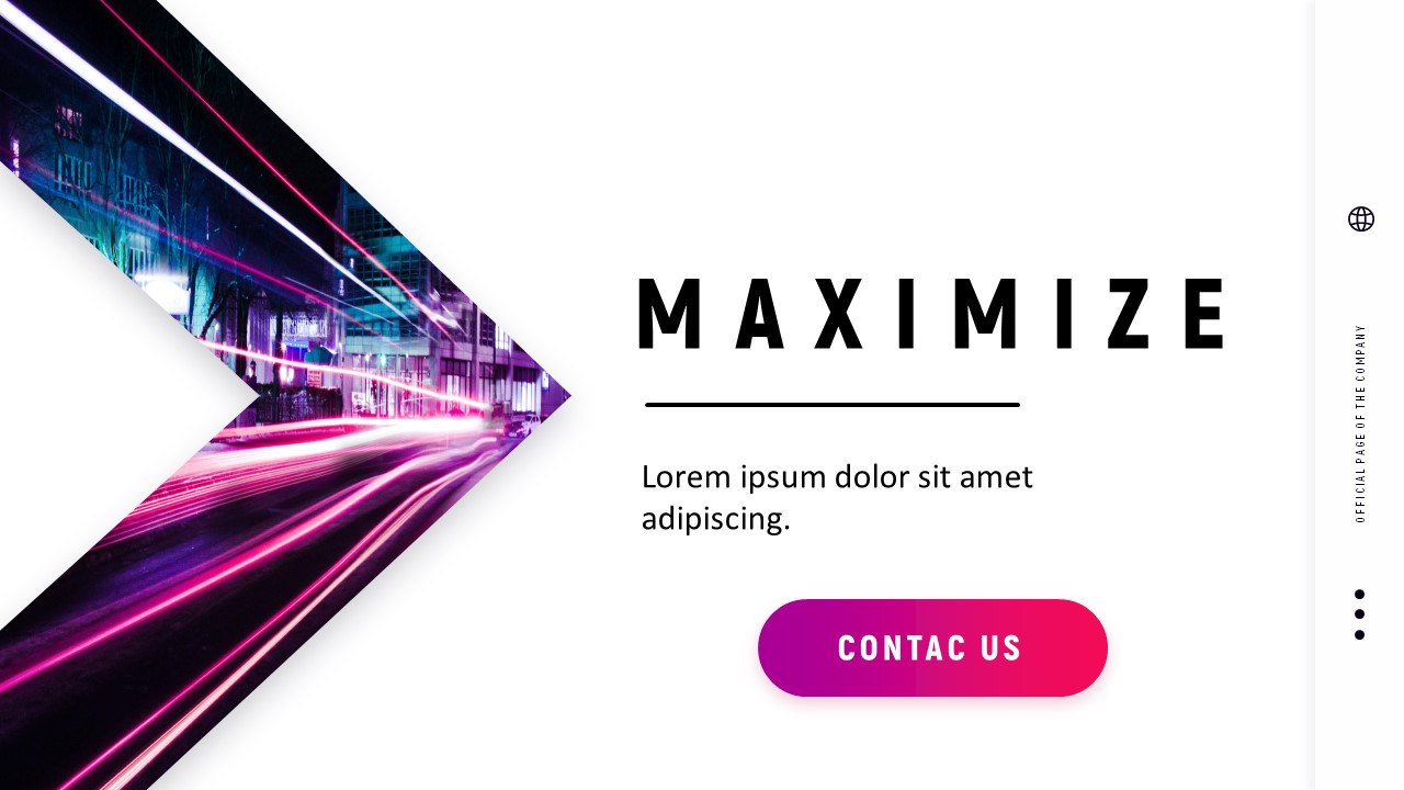 Maximize - Animated Power Point Presentation, Presentation Templates