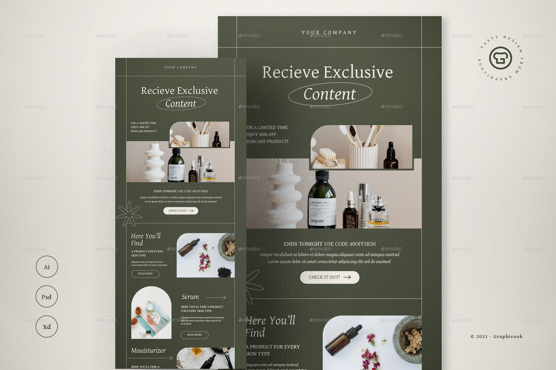 Simple Email Newsletter, Web Elements | GraphicRiver