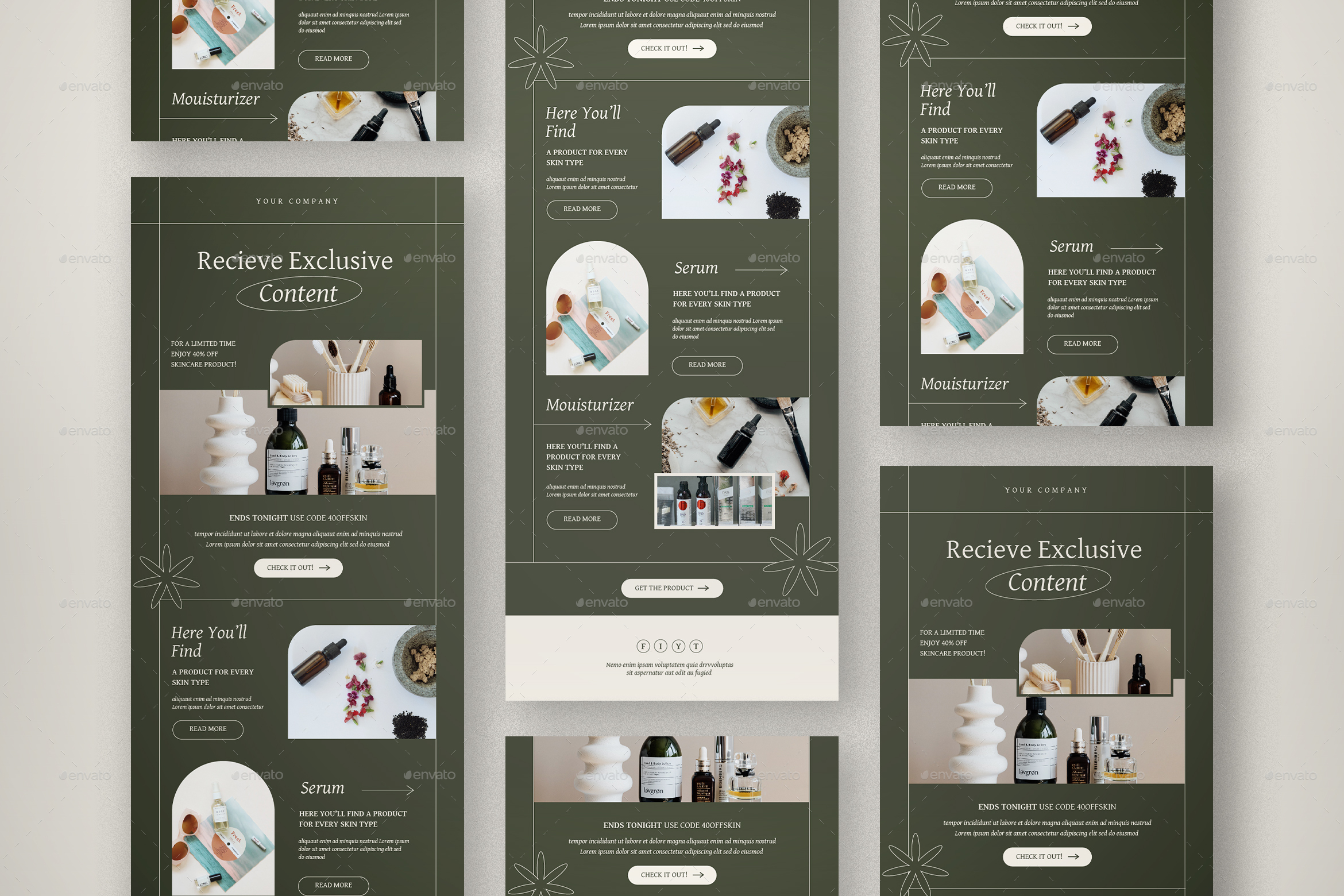 Simple Email Newsletter, Web Elements | GraphicRiver