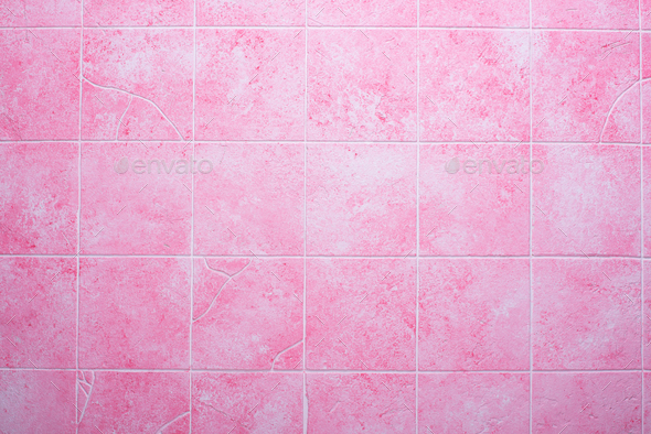 Retro pink tile surface background Stock Photo by furmanphoto | PhotoDune