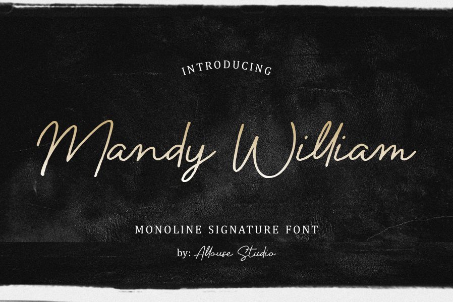 Mandy WIlliam, Fonts | GraphicRiver