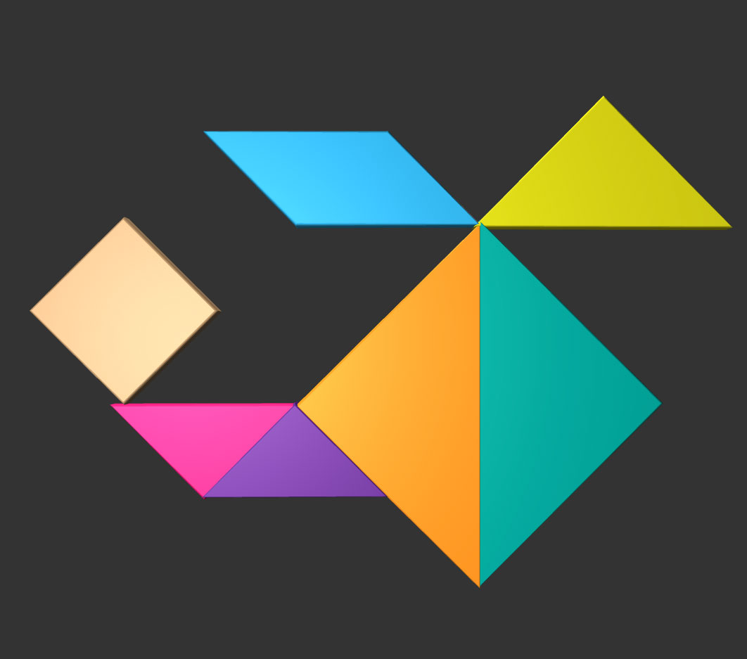 3D Tangram - Cross Platform Realistic Puzzle Game by raizensoft ...