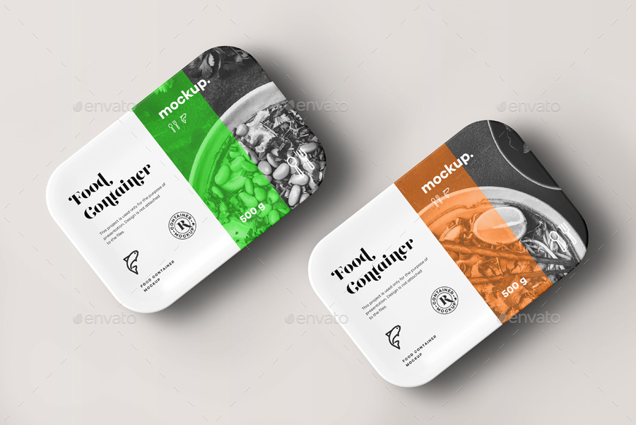 Food Container Mock-up, Graphics | GraphicRiver