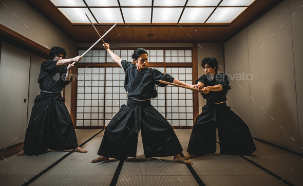 Samurai in the dojo Stock Photo by oneinchpunchphotos | PhotoDune
