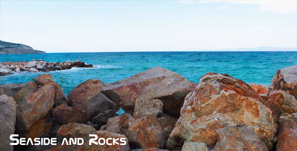 Seaside And Rocks, Stock Footage | VideoHive