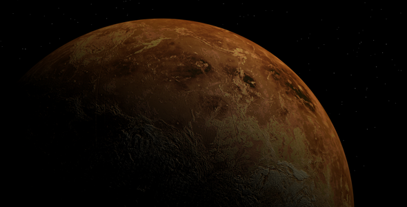 Planet Venus Surface Animation, Motion Graphics | VideoHive