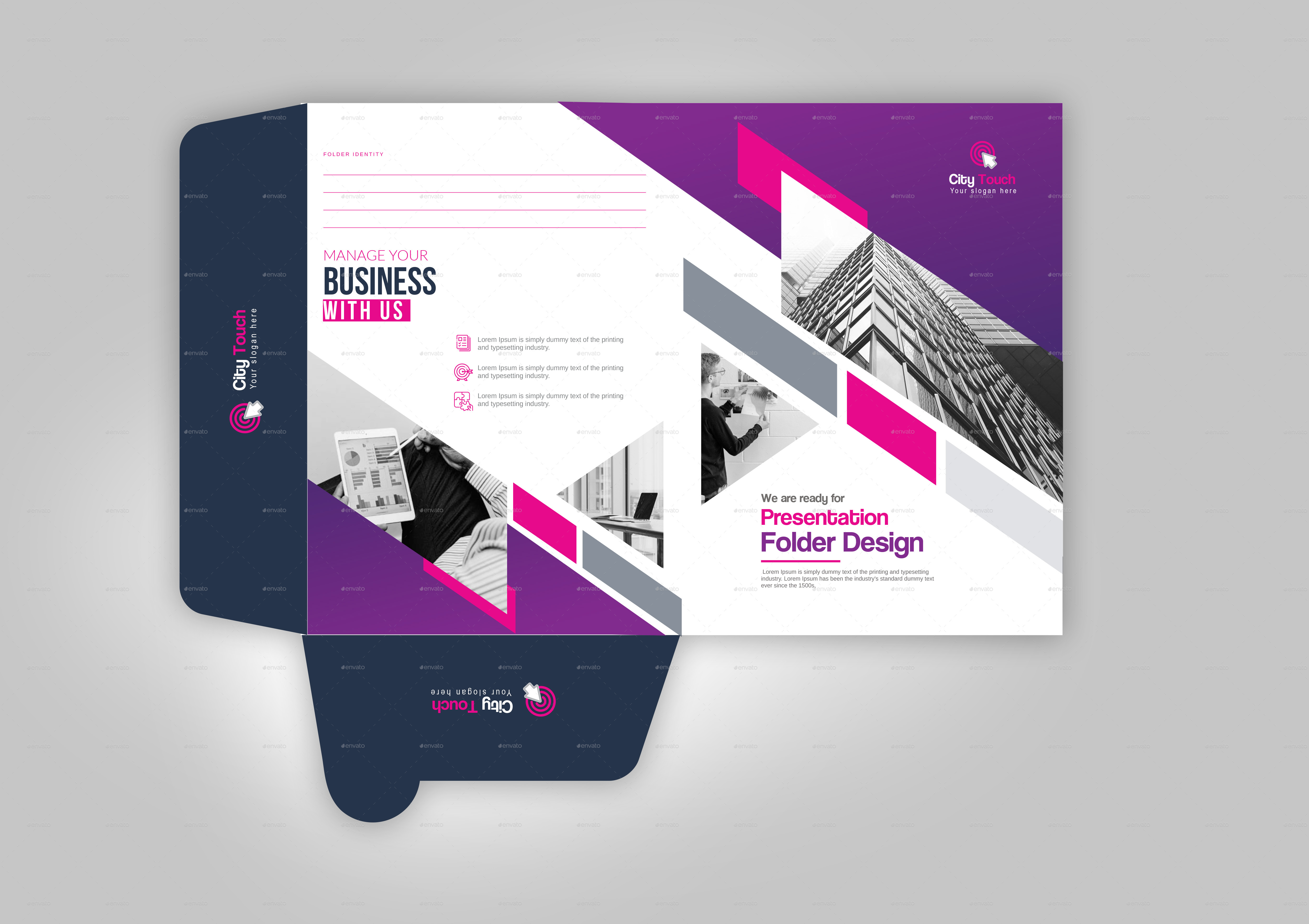 Presentation Folder, Print Templates | GraphicRiver