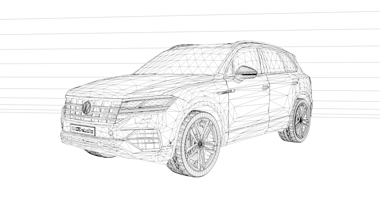 2021 Volkswagen Touareg by EA09studio | 3DOcean