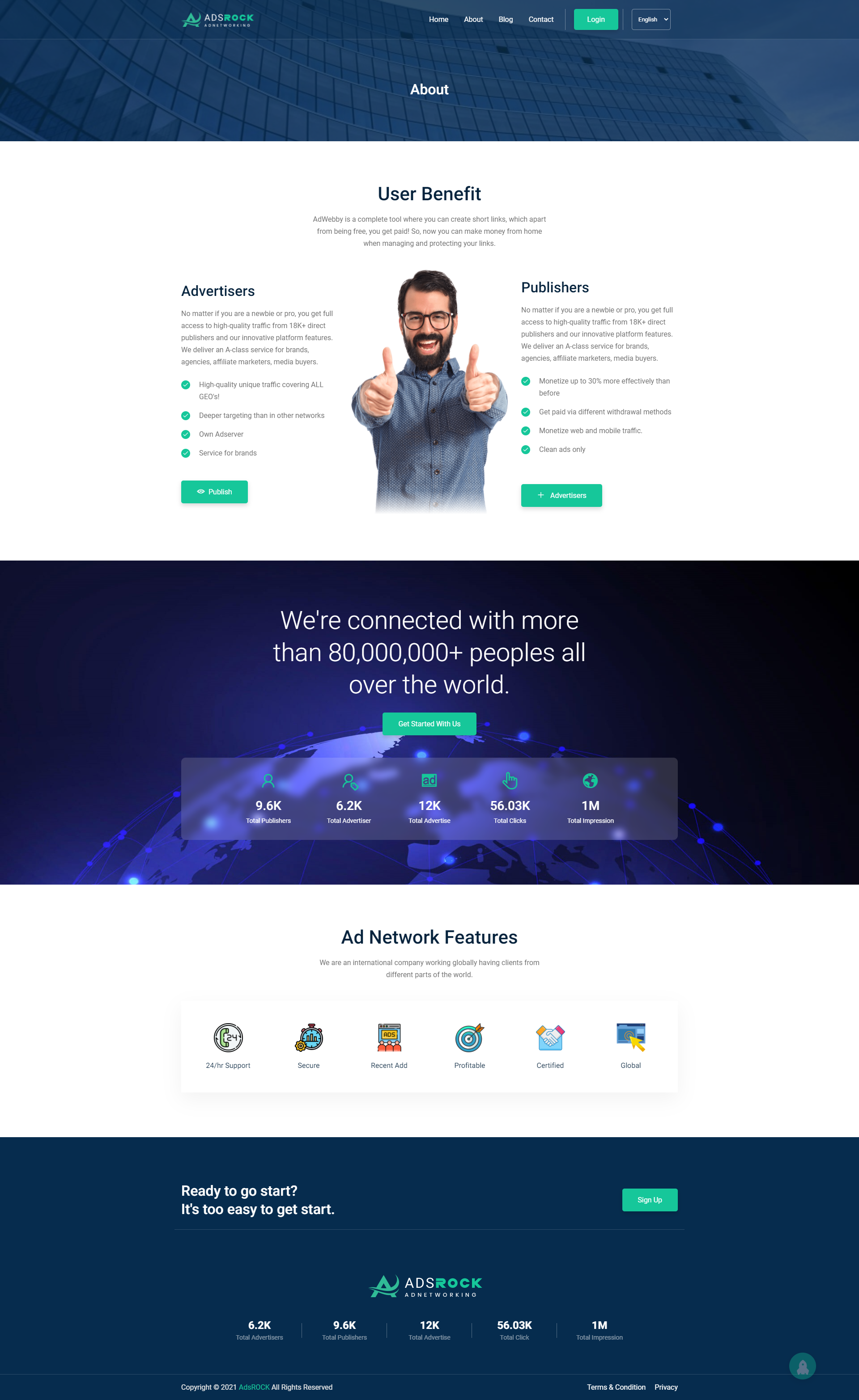 AdsRock - Ads Network & Digital Marketing Platform by ViserLab | CodeCanyon