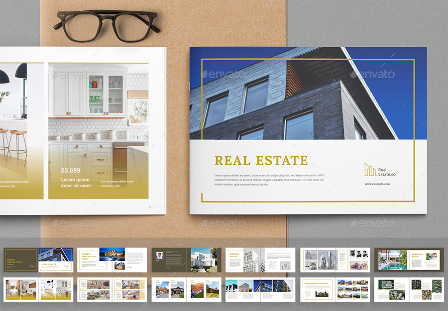 Real Estate Catalog, Print Templates | GraphicRiver