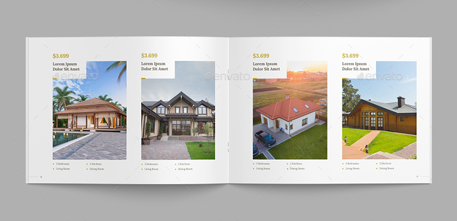 Real Estate Catalog, Print Templates | GraphicRiver
