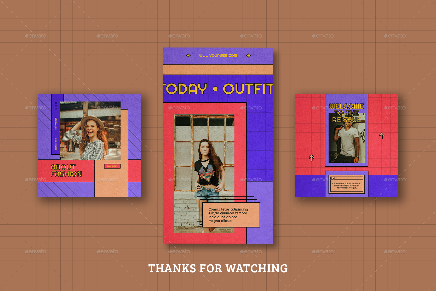 Colette Instagram Template, Web Elements | GraphicRiver