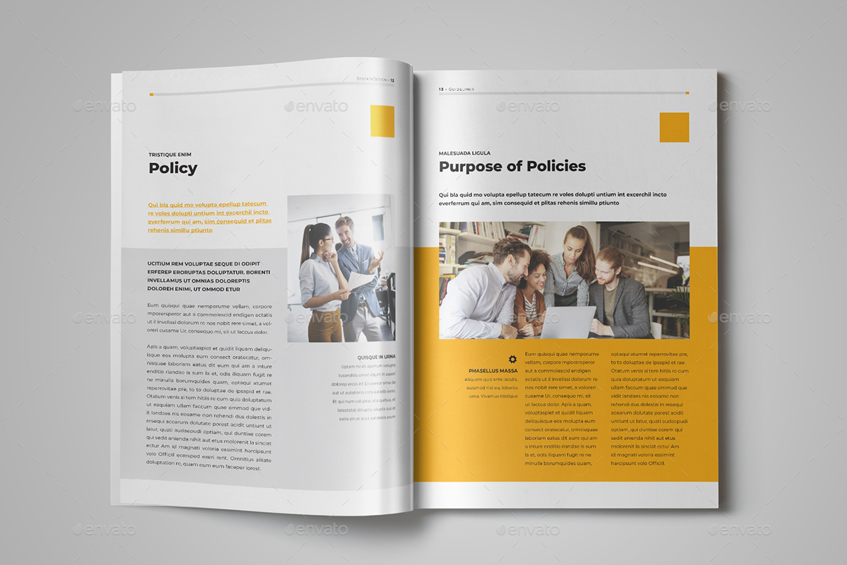 Employee Training Manual, Print Templates | GraphicRiver