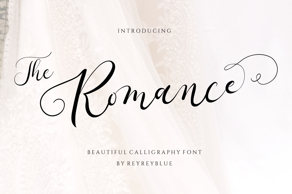 The Romantic - Wedding Font, Fonts | GraphicRiver