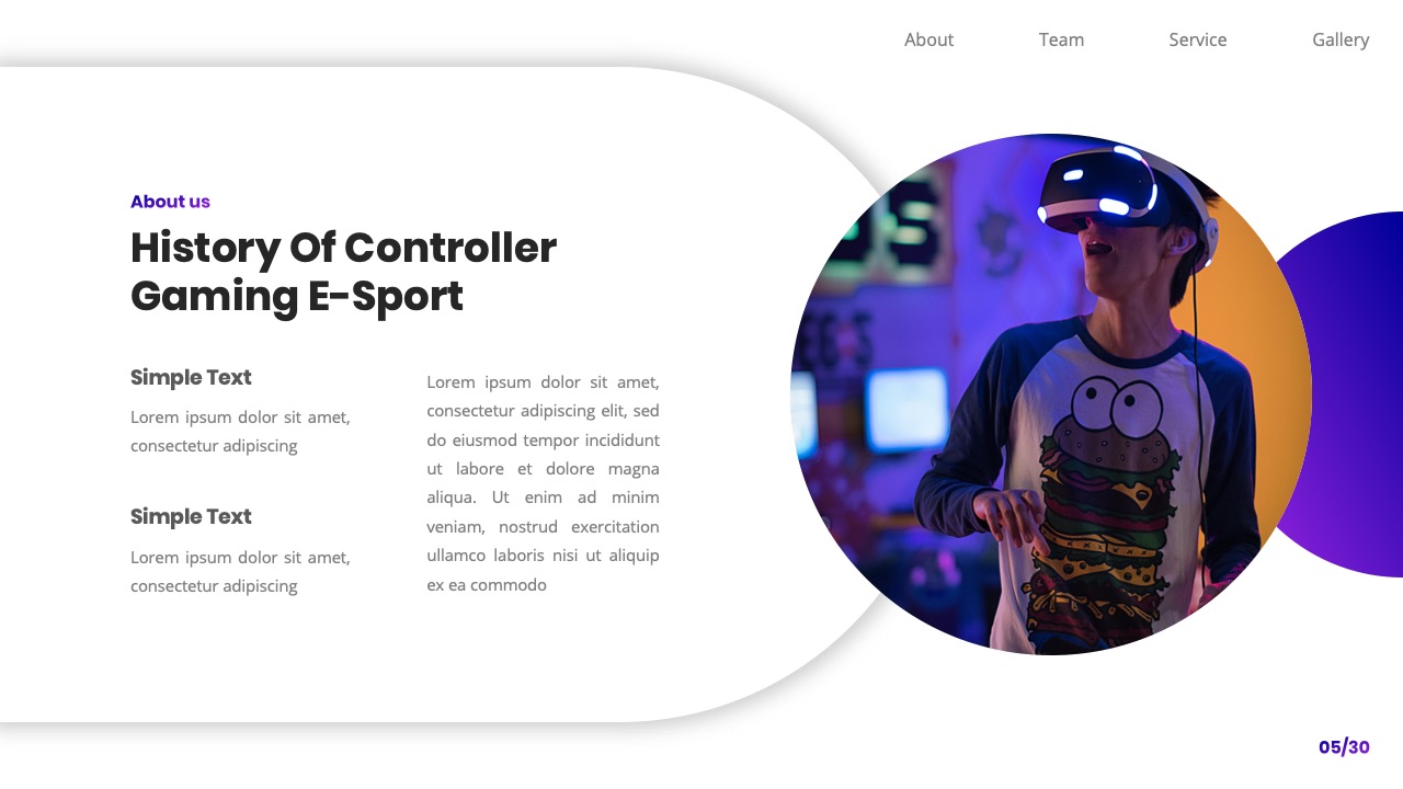 Controller - Gaming E-Sport Powerpoint, Presentation Templates ...