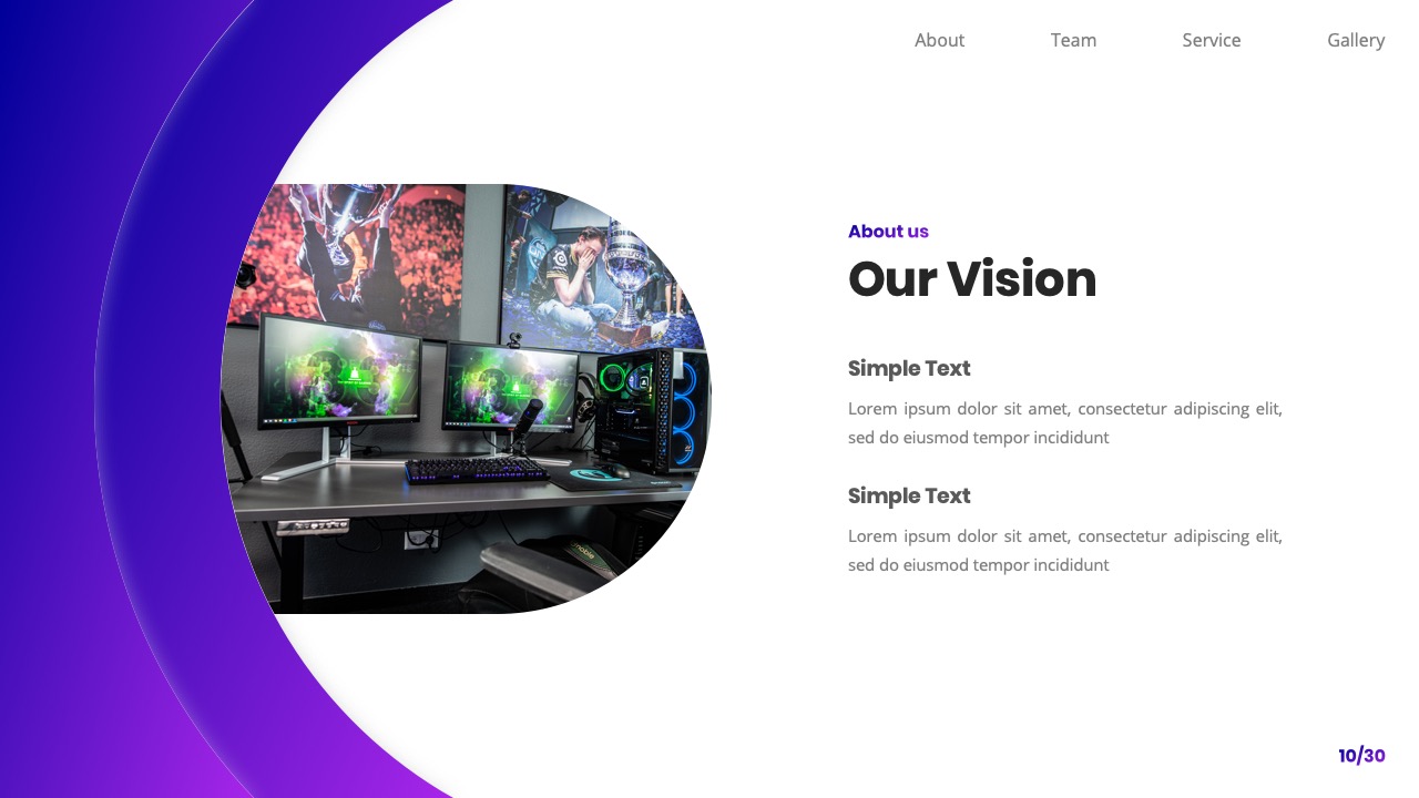 Controller - Gaming E-Sport Powerpoint, Presentation Templates ...